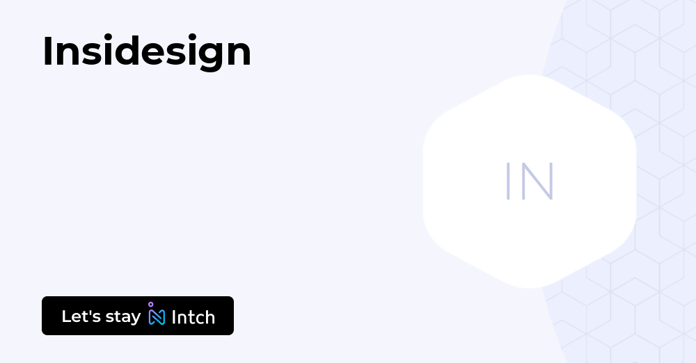 Insidesign | Intch