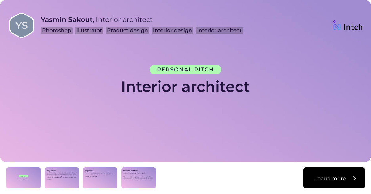 Yasmin Sakout - Interior architect | Intch