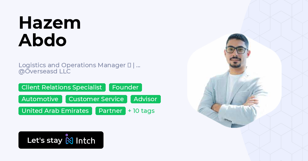 Hazem Abdo - Logistics and Operations Manager 🚢 | Co-founder, Overseasd ...