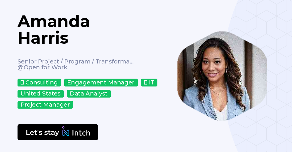 Amanda Harris - Senior Project / Program / Transformation Manager, Open ...