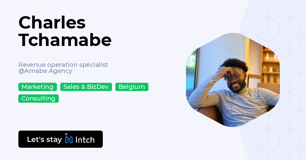 Charles Tchamabe - Revenue operation spécialist, Amabe Agency | Intch