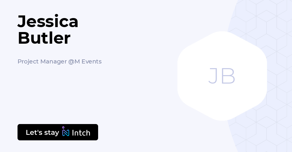 Jessica Butler - Project Manager, M Events | Intch
