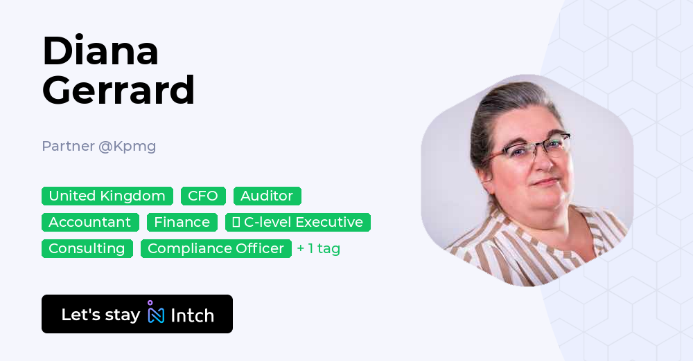 Diana Gerrard - Partner, Kpmg | Intch