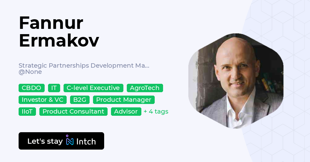 Fannur Ermakov - Strategic Partnerships Development Manager, | Intch