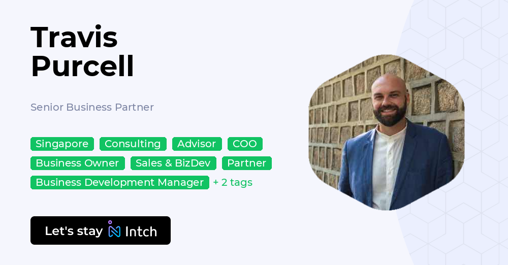 Travis Purcell - Senior Business Partner, | Intch