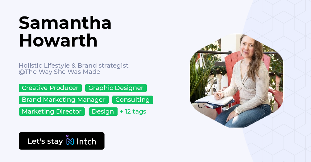 Samantha Howarth - Holistic Lifestyle & Brand strategist, The Way She ...