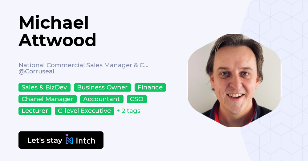 Michael Attwood - National Commercial Sales Manager & Chartered ...