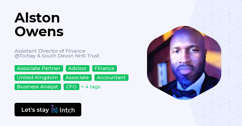 Alston Owens - Assistant Director of Finance, Torbay & South Devon NHS ...