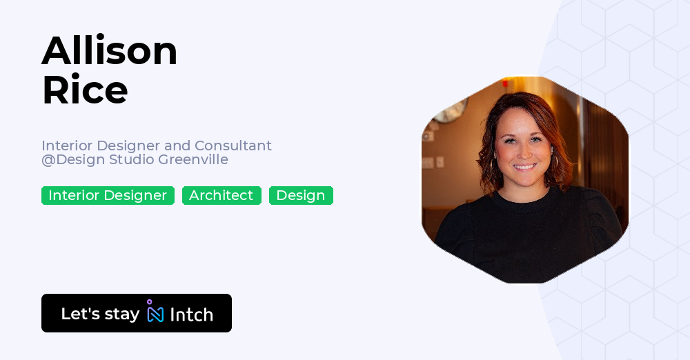 Allison Rice - Interior Designer and Consultant, Design Studio ...