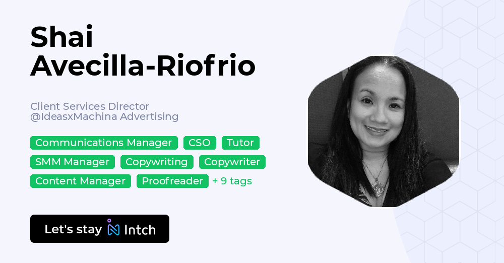Shai Avecilla-Riofrio - Client Services Director, IdeasxMachina ...