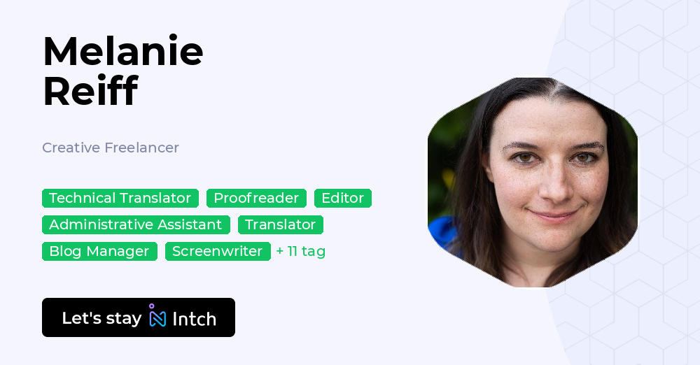 Melanie Reiff - Creative Freelancer, | Intch