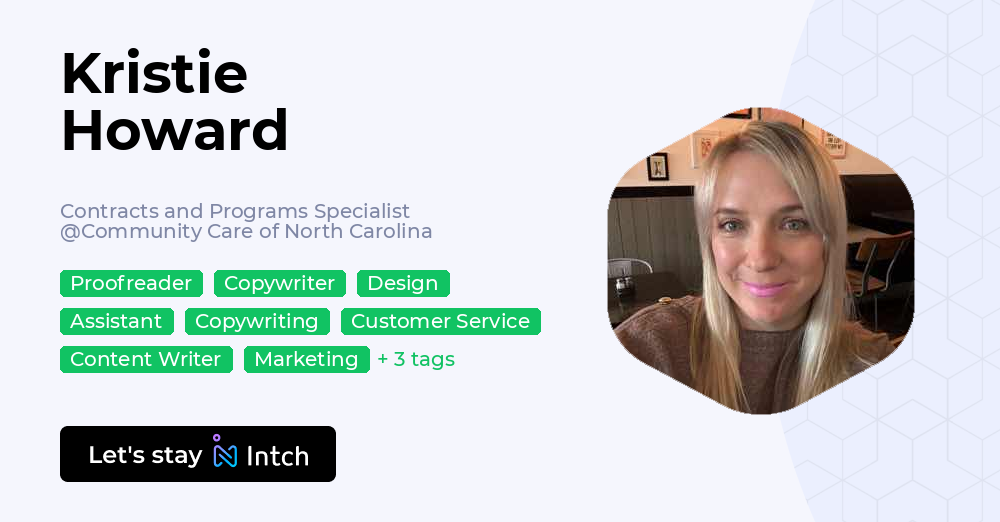Kristie Howard - Contracts and Programs Specialist, Community Care of ...