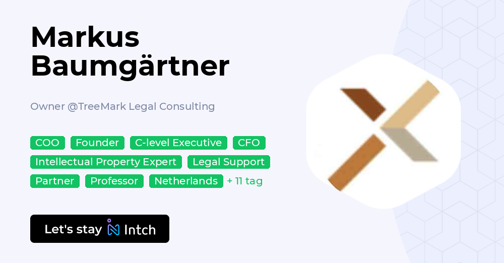 Markus Baumgärtner - Owner, TreeMark Legal Consulting | Intch