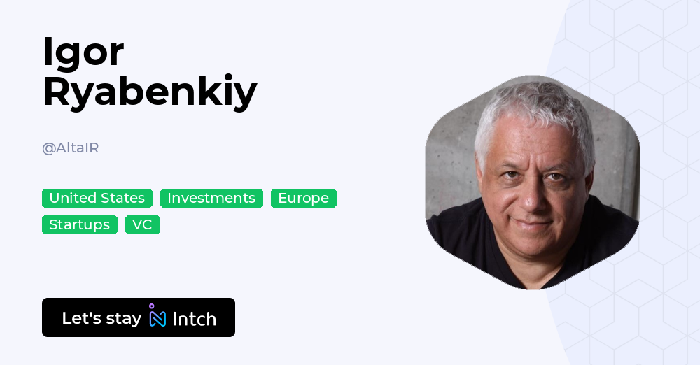 Igor Ryabenkiy - AltaIR | Intch