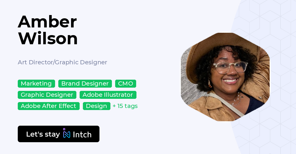 Amber Wilson - Art Director/Graphic Designer, | Intch