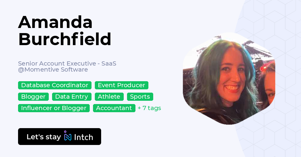 Amanda Burchfield - Senior Account Executive - SaaS, Momentive Software ...