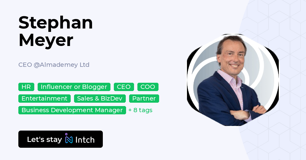 Stephan Meyer - CEO, Almademey Ltd | Intch