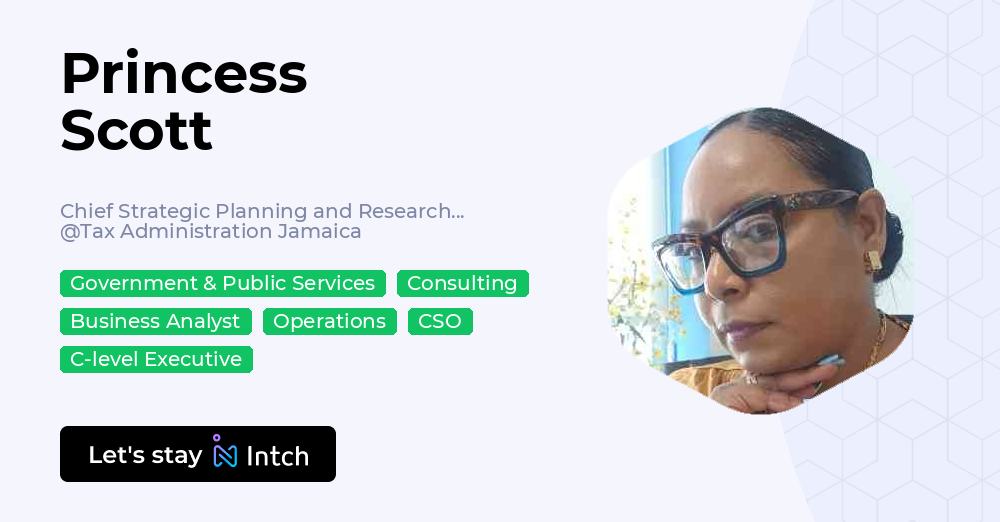 Princess Scott - Chief Strategic Planning and Research Officer, Tax ...