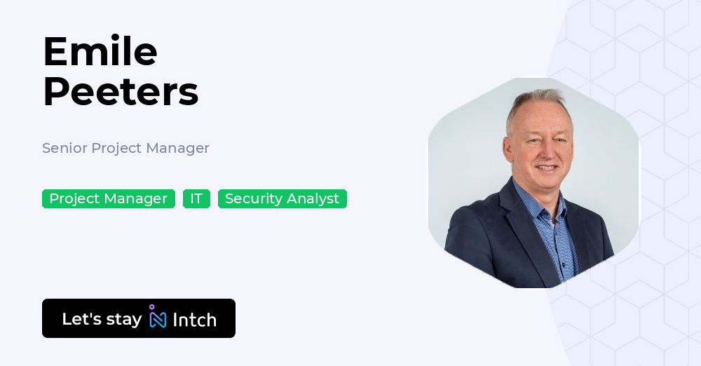 Emile Peeters - Senior Project Manager, | Intch