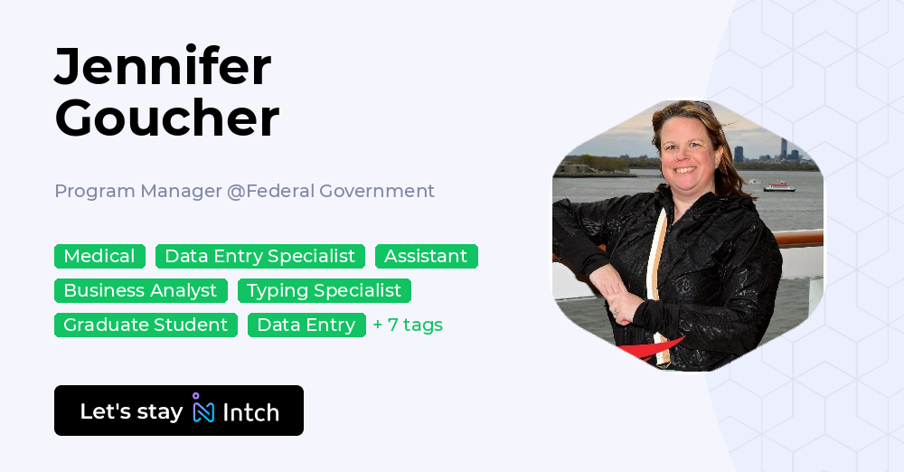 Jennifer Goucher - Program Manager, Federal Government | Intch