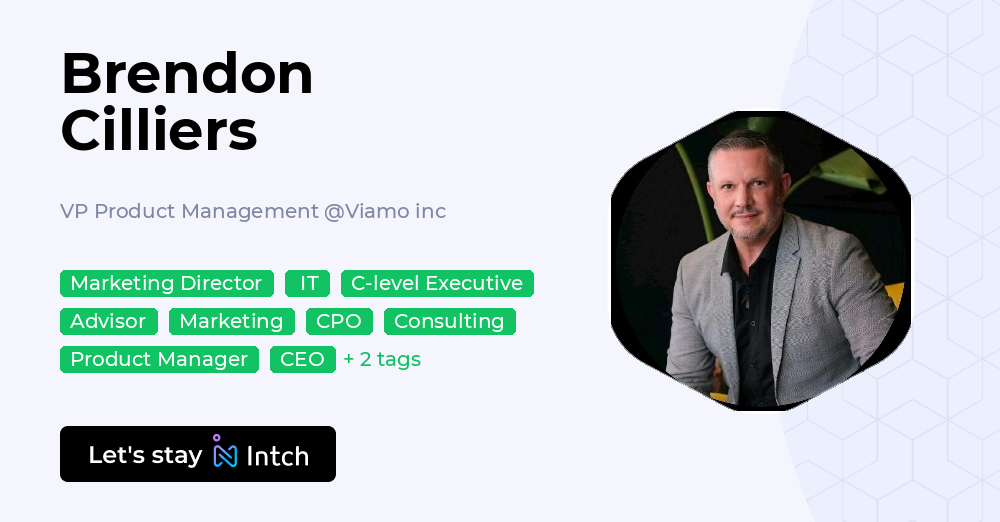 Brendon Cilliers - VP Product Management, Viamo inc | Intch
