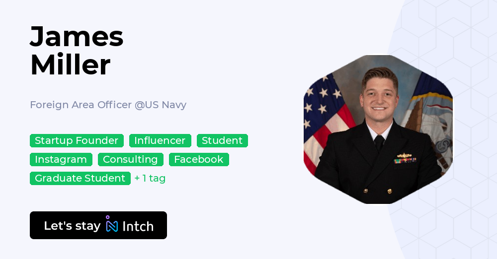 James Miller - Foreign Area Officer, US Navy | Intch