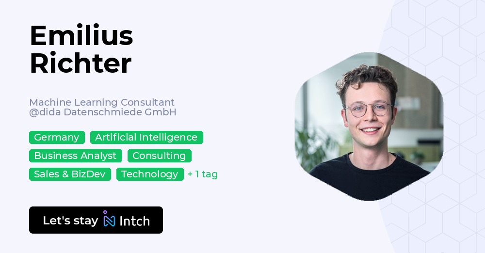 Emilius Richter - Machine Learning Consultant, dida Datenschmiede GmbH ...