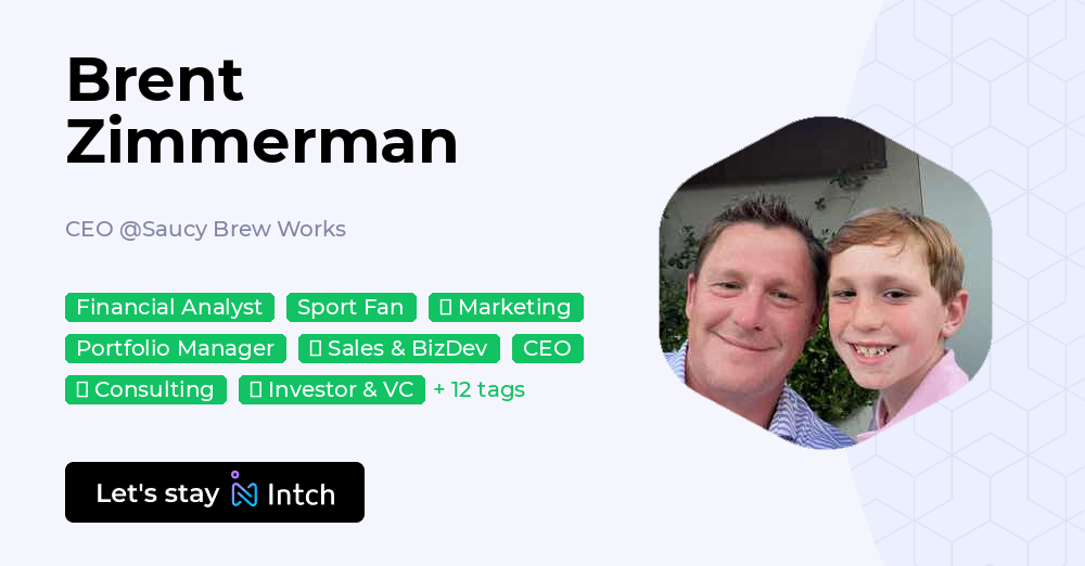 Brent Zimmerman - CEO, Saucy Brew Works | Intch