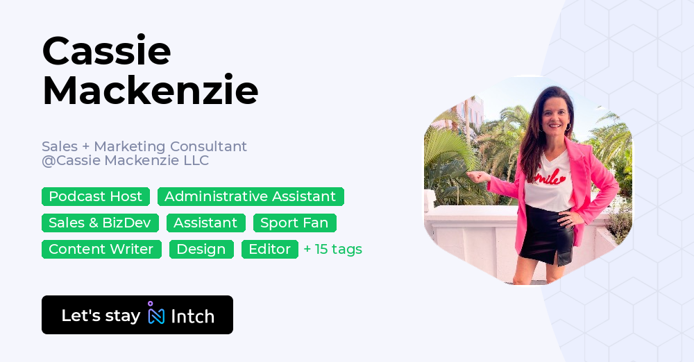 Cassie Mackenzie - Sales + Marketing Consultant, Cassie Mackenzie LLC ...