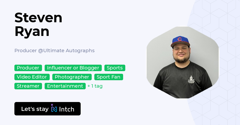 Steven Ryan - Producer, Ultimate Autographs | Intch
