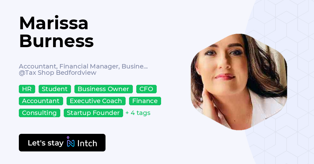 Marissa Burness - Accountant, Financial Manager, Business coach, Tax Shop Bedfordview | Intch