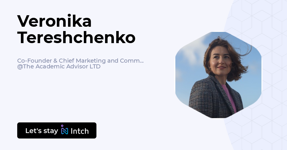 Veronika Tereshchenko - Co-Founder & Chief Marketing and Communications Officer (CMCO), The ...