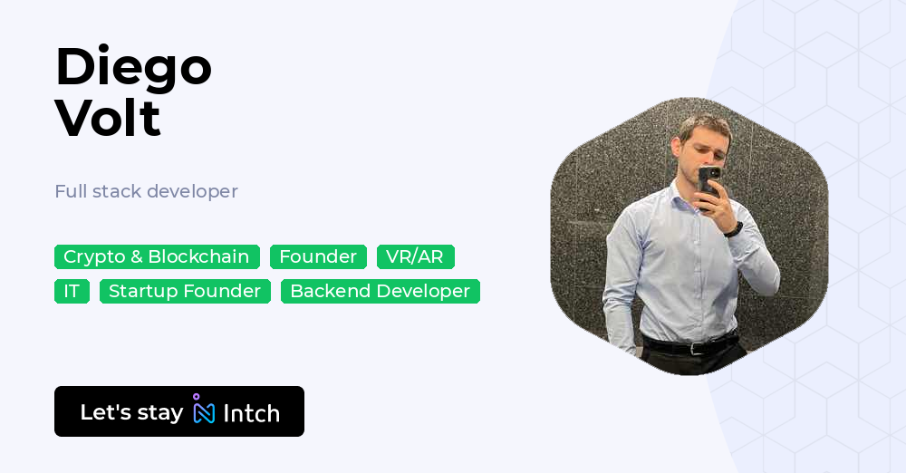 Diego Volt - Full stack developer, | Intch