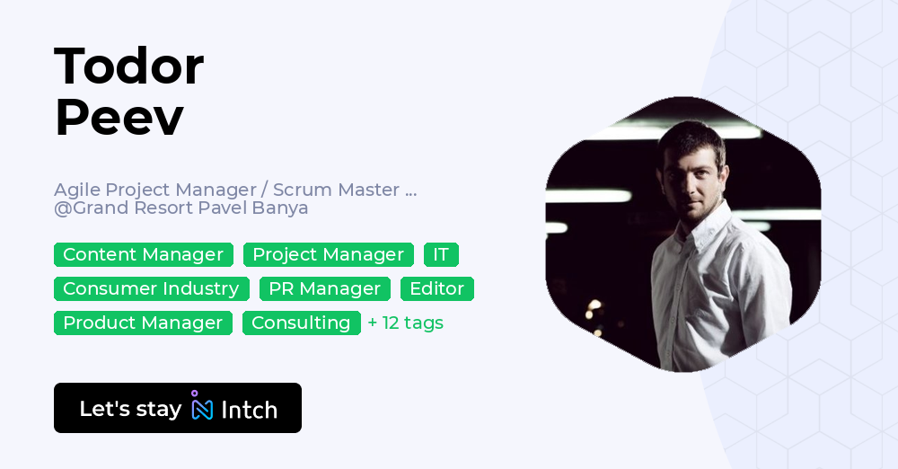 Todor Peev - Agile Project Manager / Scrum Master / Digital Project Manager / Advertising and ...