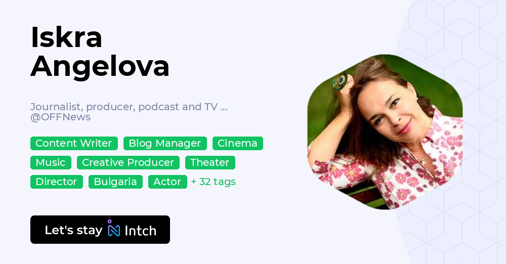 Iskra Angelova - Journalist, producer, podcast and TV presenter, show runner, writer, professor ...