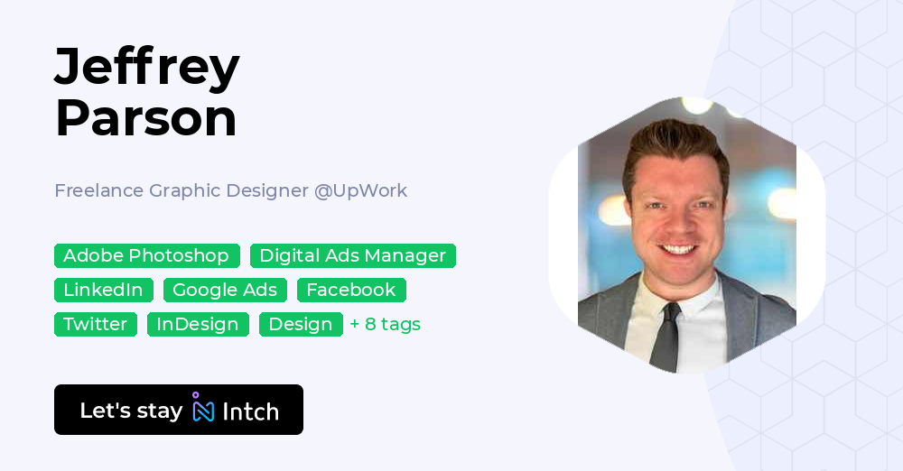 Jeffrey Parson - Freelance Graphic Designer, UpWork | Intch
