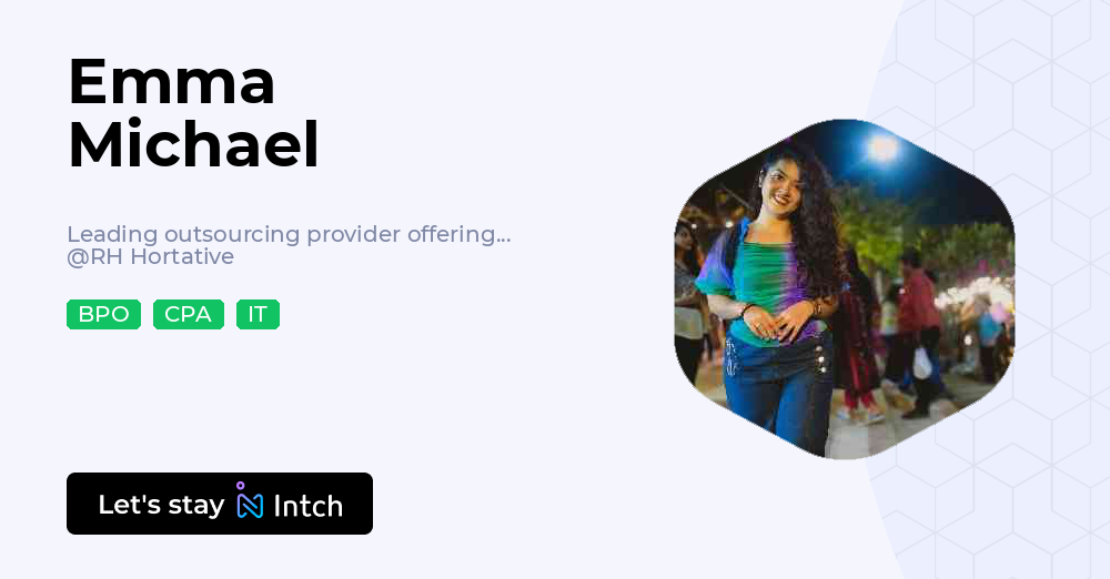 Emma Michael - Leading outsourcing provider offering BPO, KPO, and ...