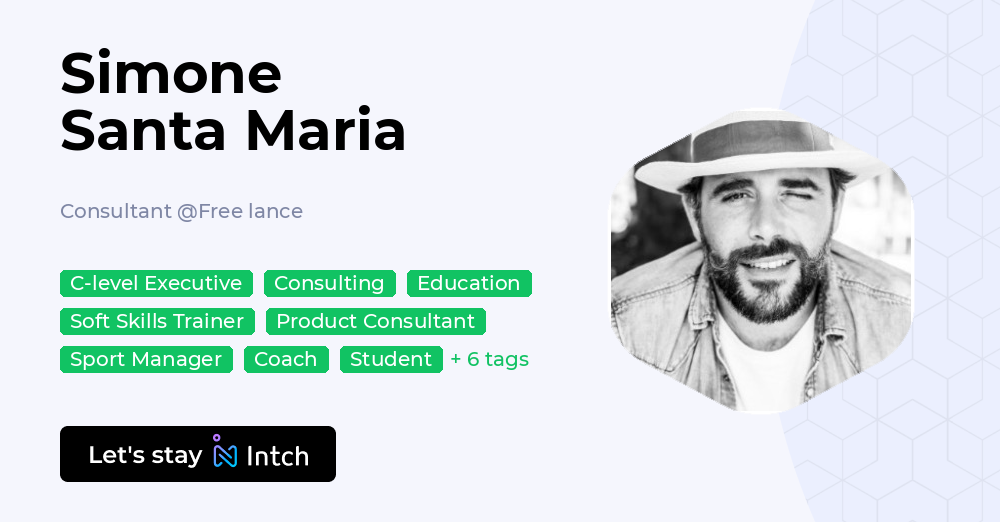 Simone Santa Maria - Consultant, Free lance | Intch