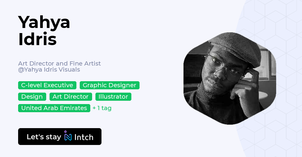Yahya Idris - Art Director and Fine Artist, Yahya Idris Visuals | Intch