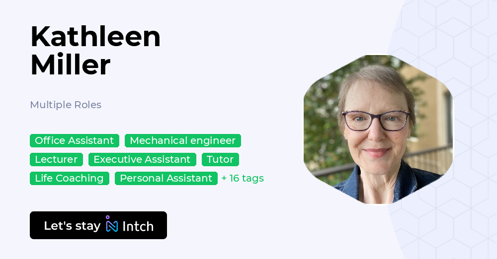 Kathleen Miller - Multiple Roles, | Intch