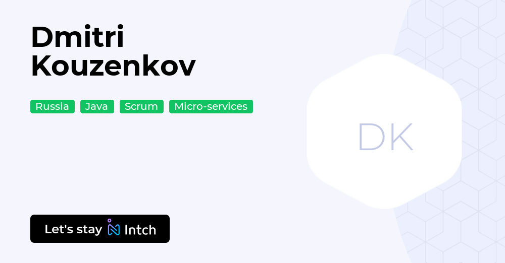 Dmitri Kouzenkov - | Intch