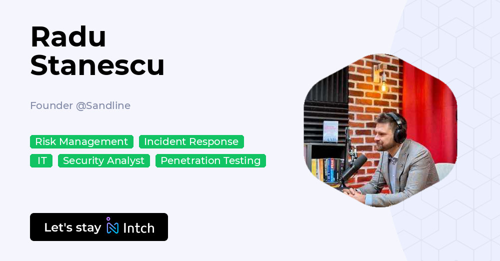 Radu Stanescu - Founder, Sandline | Intch