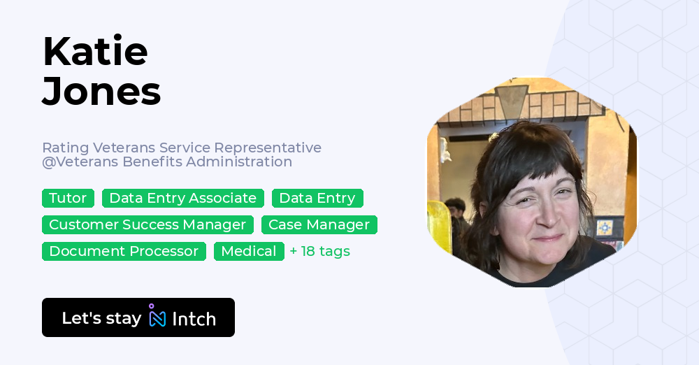 Katie Jones - Rating Veterans Service Representative, Veterans Benefits ...