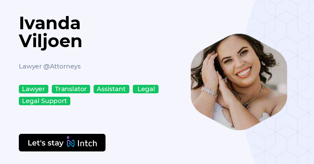 Ivanda Viljoen - Lawyer, Attorneys | Intch