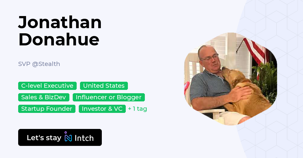 Jonathan Donahue - SVP, Stealth | Intch