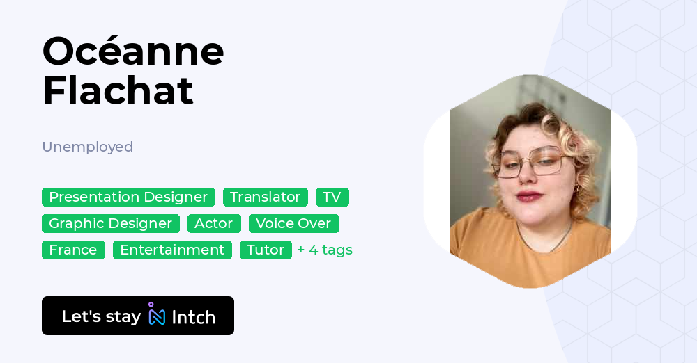 Océanne Flachat - Unemployed, | Intch
