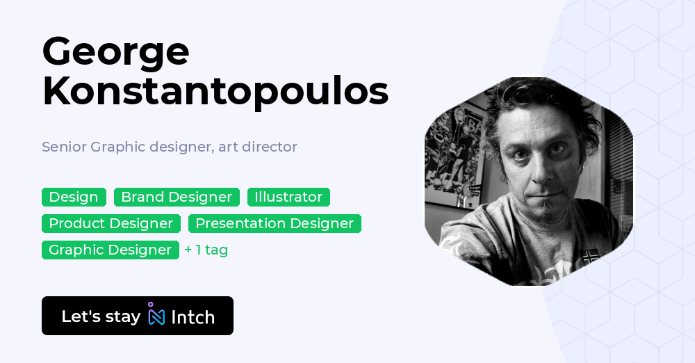 George Konstantopoulos - Senior Graphic designer, art director, | Intch