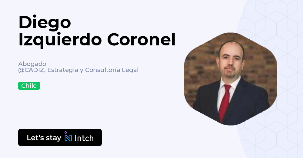 Diego Izquierdo Coronel - Abogado, CADIZ, Estrategia y Consultoría ...