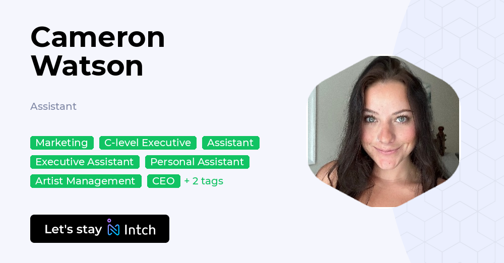 Cameron Watson - Assistant, | Intch