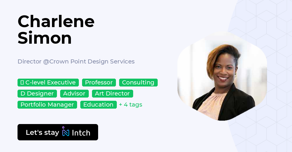 Charlene Simon - Director, Crown Point Design Services | Intch